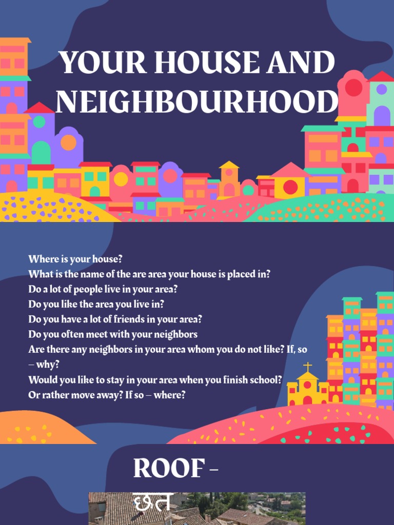Your House and Neighbourhood | PDF