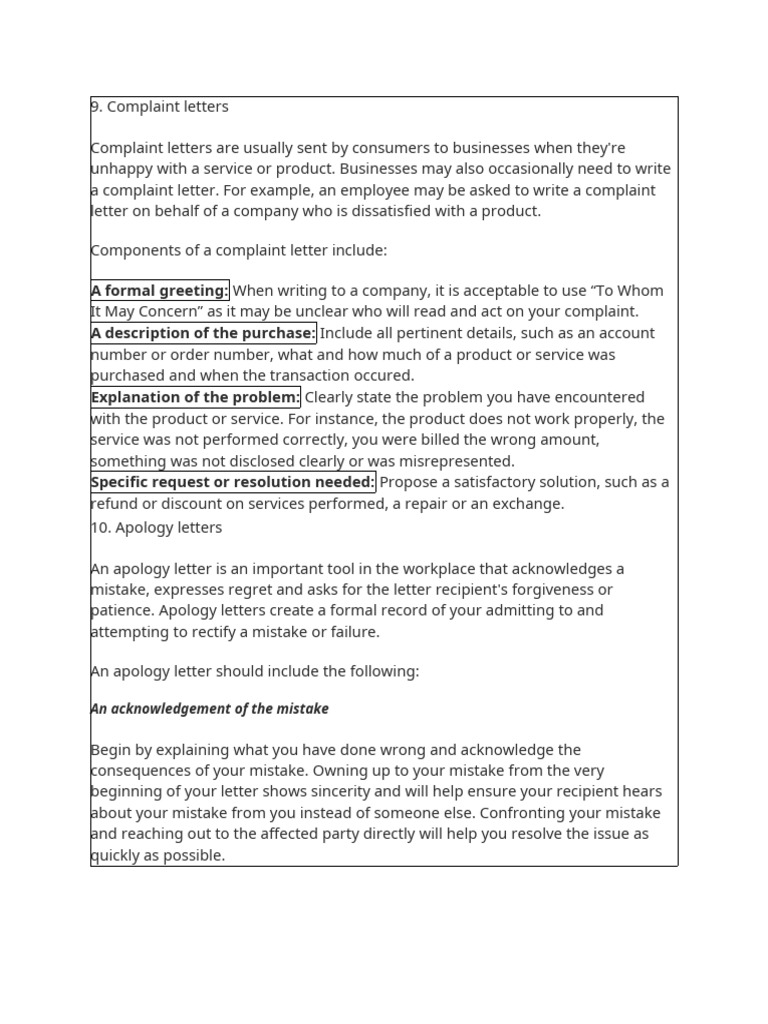 An Acknowledgement of The Mistake | PDF | Memorandum | Communication