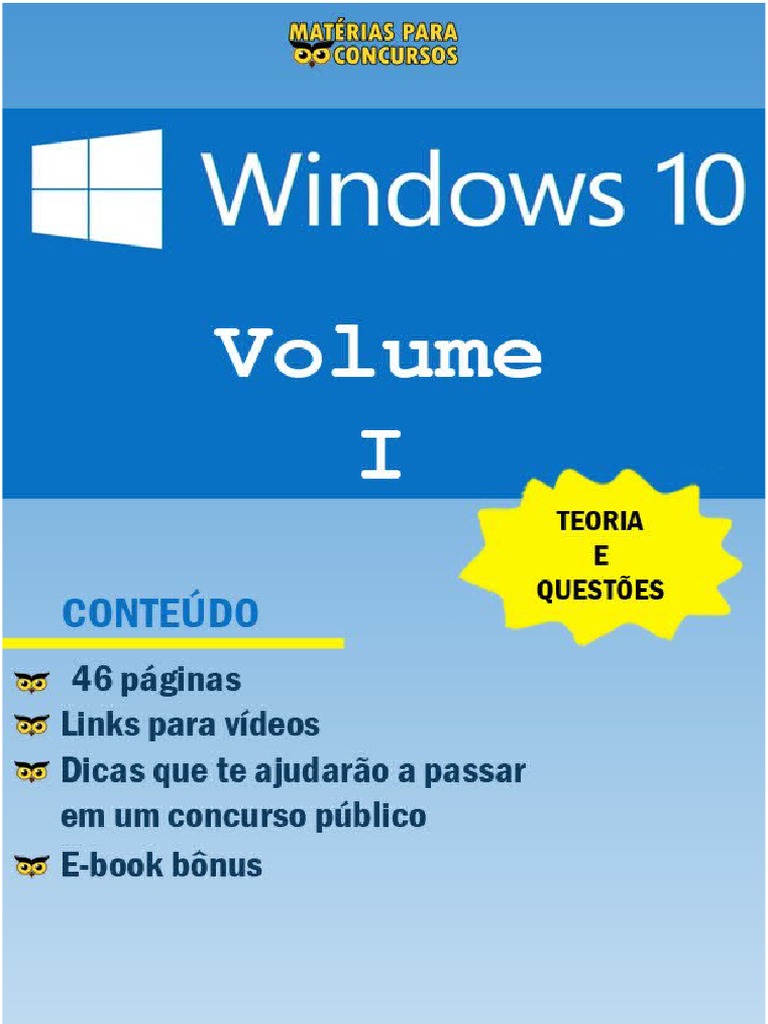 Windows 10 e Book | PDF | Windows 10 | Botão Ctrl