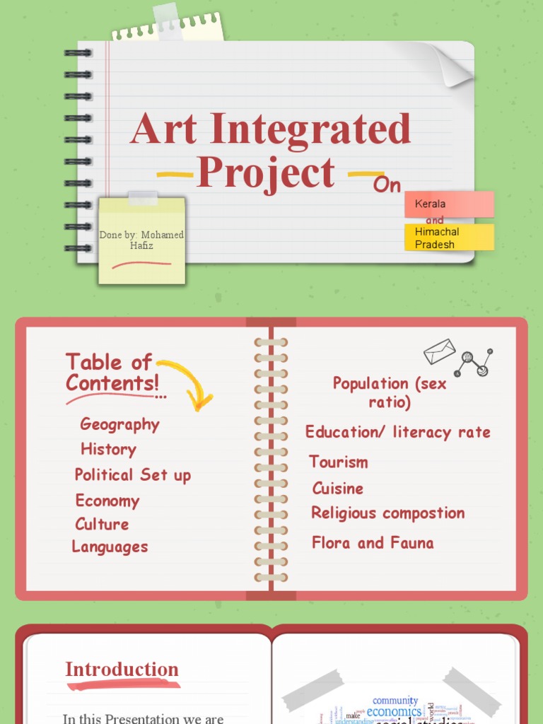 Ss Art Integrated Project | PDF | Kerala
