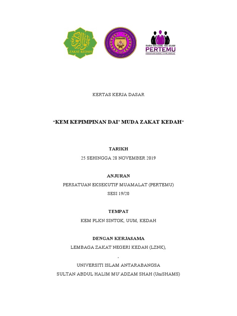 KKD Program Kepimpinan Zakat Baru | PDF