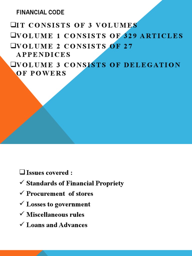 1.financial Code | PDF | Business | Private Law