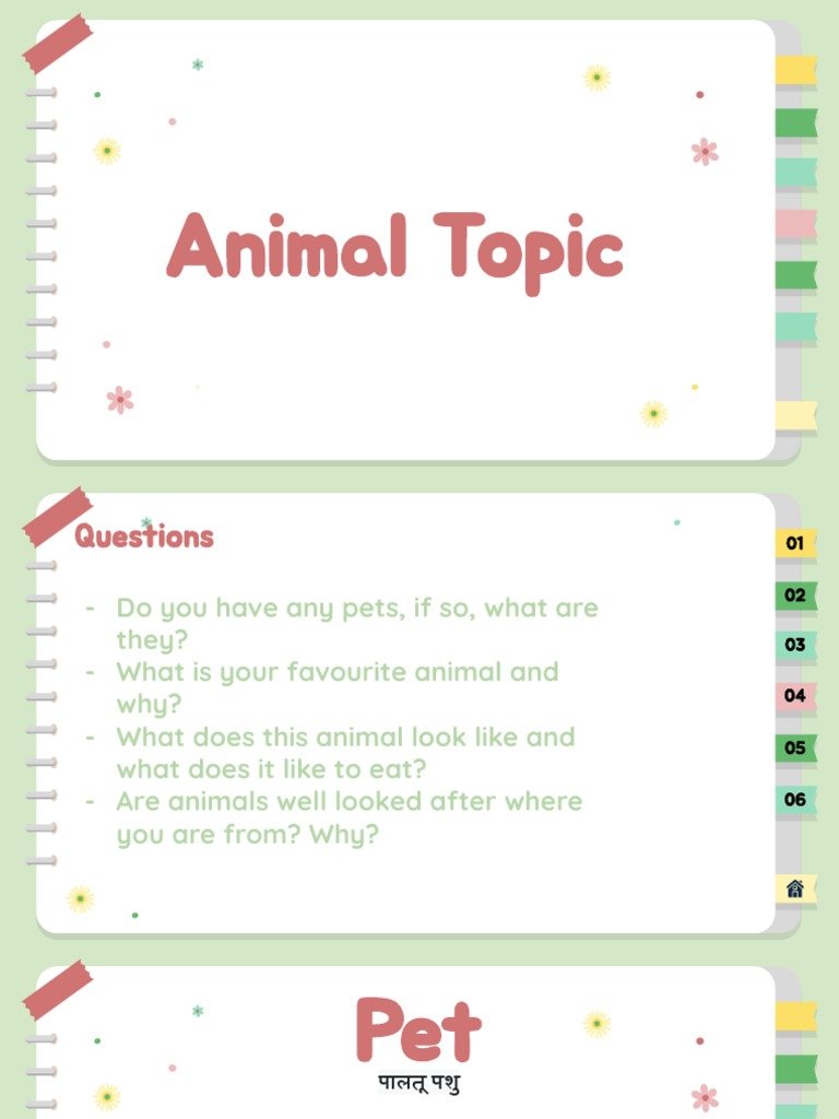 Animal Topic | PDF | Organisms | Animals And Humans