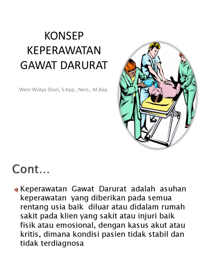 1 Konsep Keperawatan Gawat Darurat | PDF