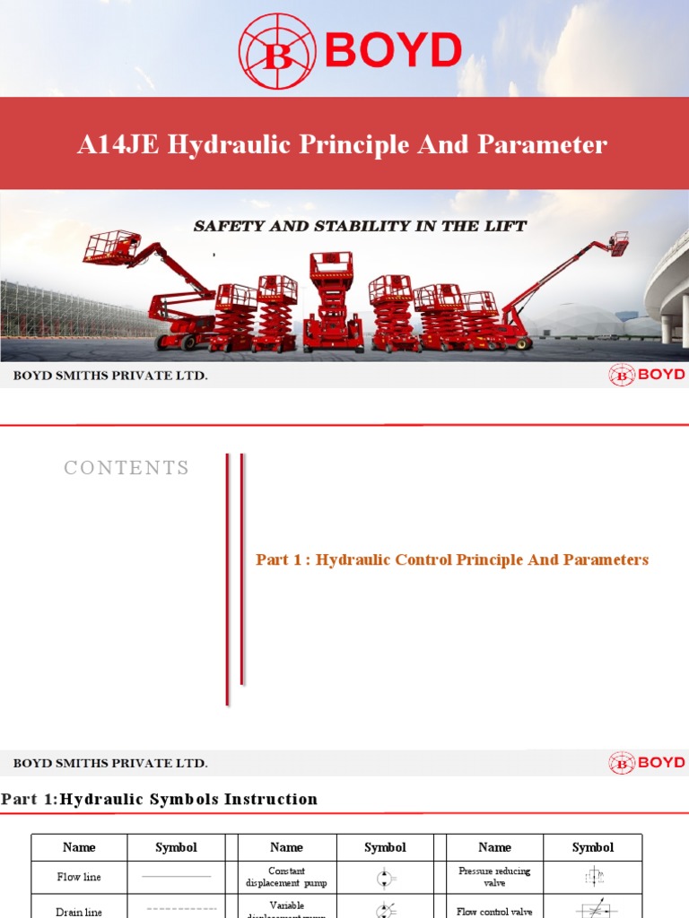 Part 4 Hydraulic Control Principle and Parameters | PDF | Valve | Pump