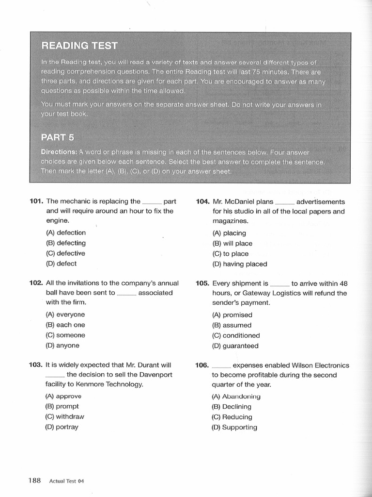 D-Test 4 | PDF