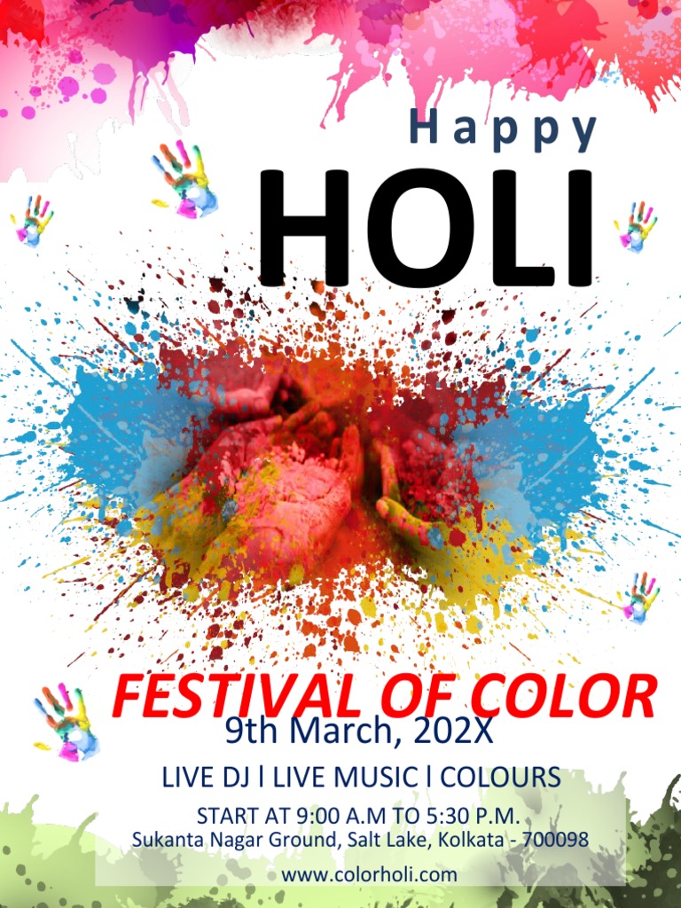 Holi Festival Poster-WPS Office | PDF