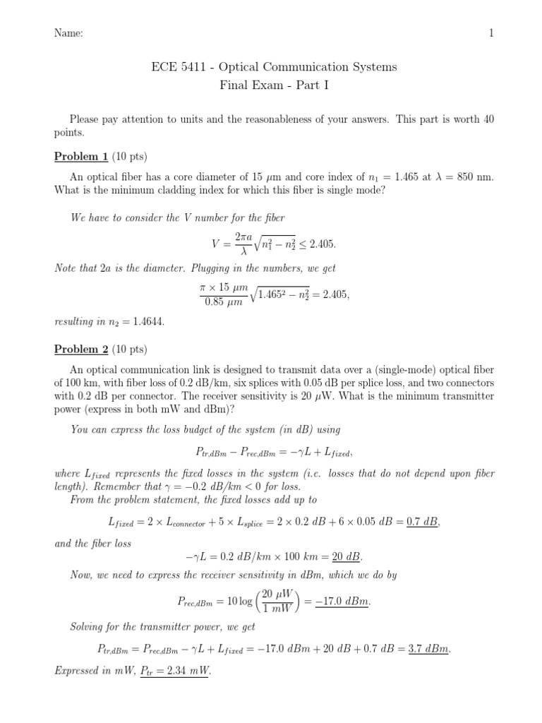 Part I Solutions | PDF