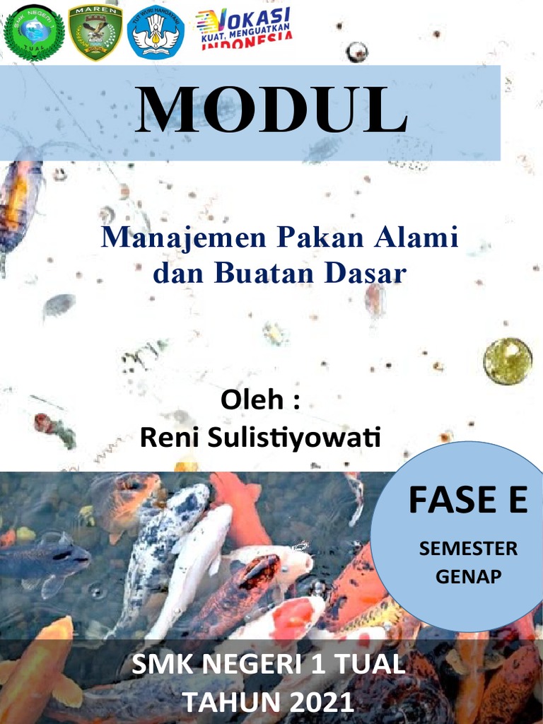 Modul Manajemen Pakan Alami Dan Buatan Dasar Ok | PDF
