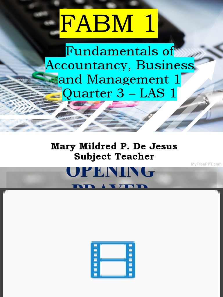 FABM 1 Fundamentals of Accountancy, Business and Management | PDF ...