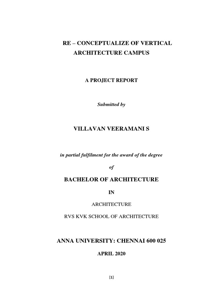 04 - TheSIS REPORT - Re Conceptualize Vertical Architecture Campus | PDF | Kitchen | Restaurants