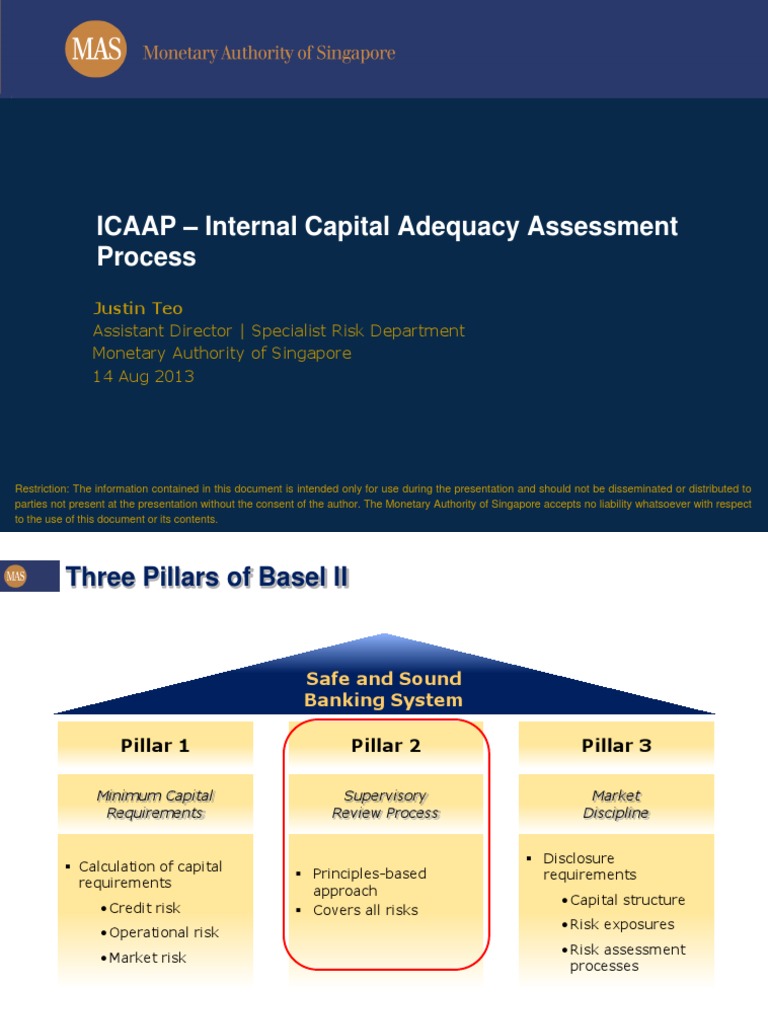 1031201330300PM Session 1 ICAAP and SREP Justin | PDF | Risk | Basel Ii
