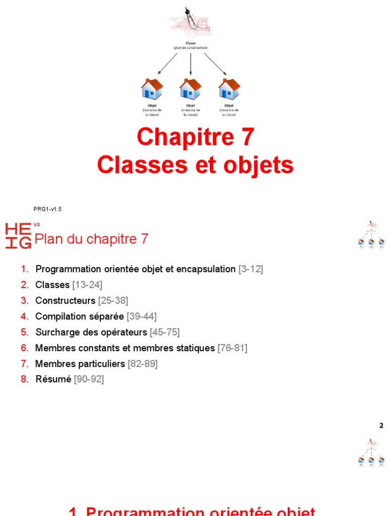 Introduction à la Programmation Orientée Objet | PDF | Classe (informatique) | Programmation