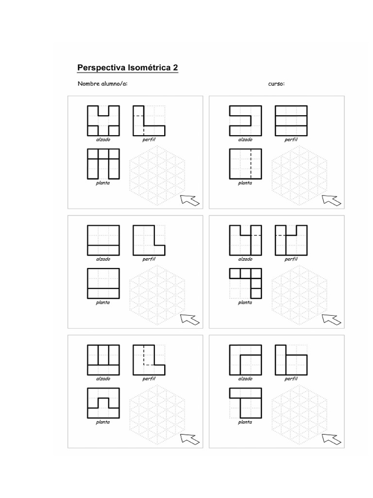 7.ejercicios Isométrico | PDF