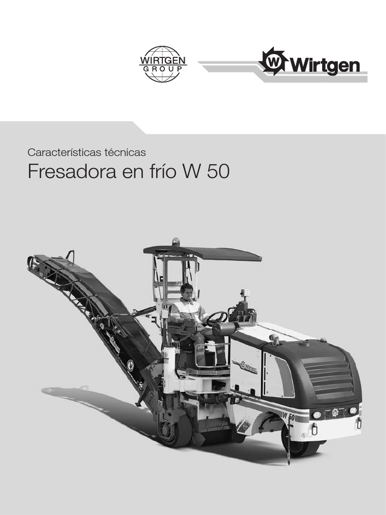 WIRTGEN W50 - Características Técnicas | PDF