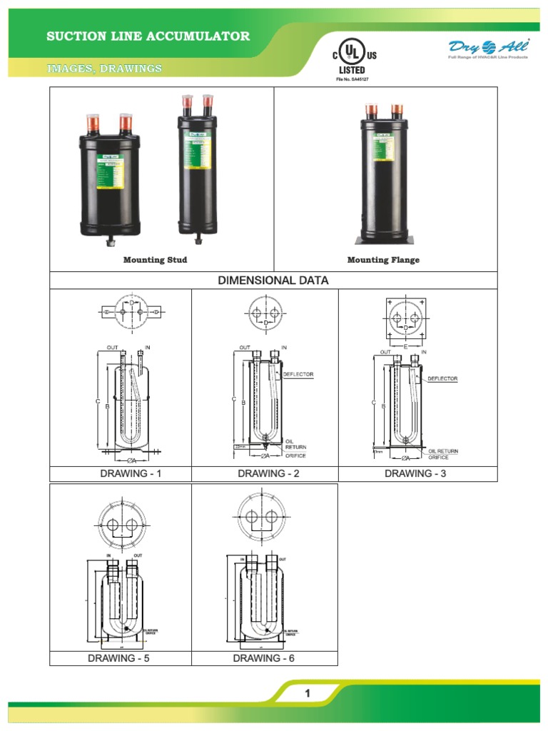 HVAC Suction Line Accumulator Guide | PDF | Gas Technologies ...