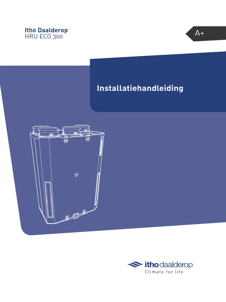 01-03009-005 Installatiehandleiding HRU ECO 300-DUO Zone | PDF