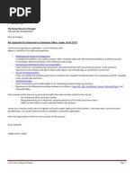 Bill Cover Letter | PDF | Business | Economies
