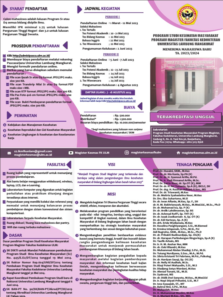 Brosur PMB 2023 Ok | PDF