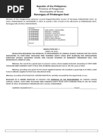 Resolution Realignment Sample Format | PDF | Philippines