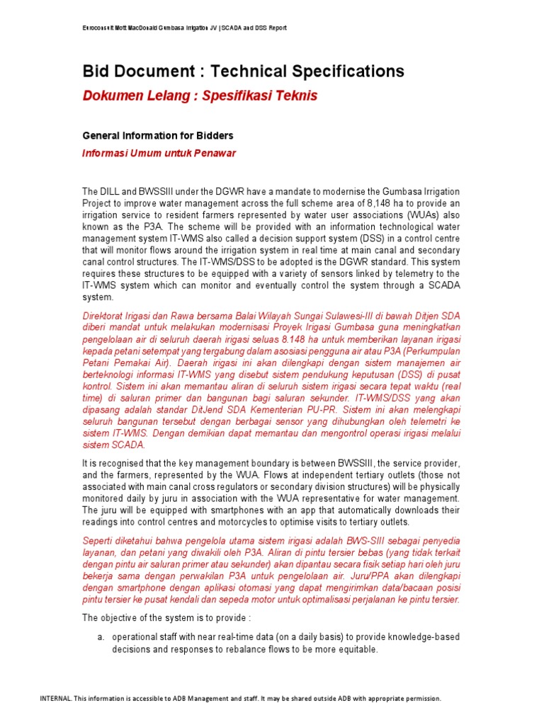 Spesifikasi Teknis | PDF | Sensor | Computer Monitor