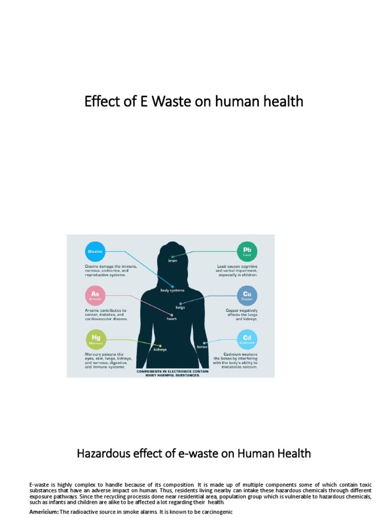 Effect of E Waste On Human Health - Expt 2 | PDF