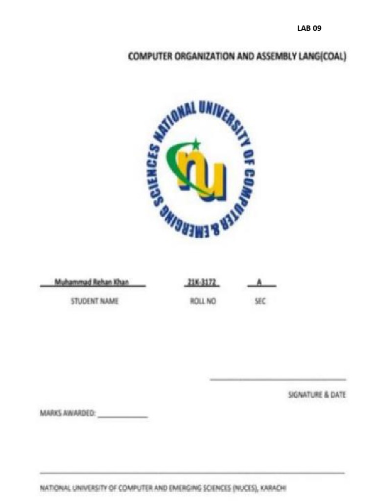 21k 3172 Coal Lab 9 Pdf 