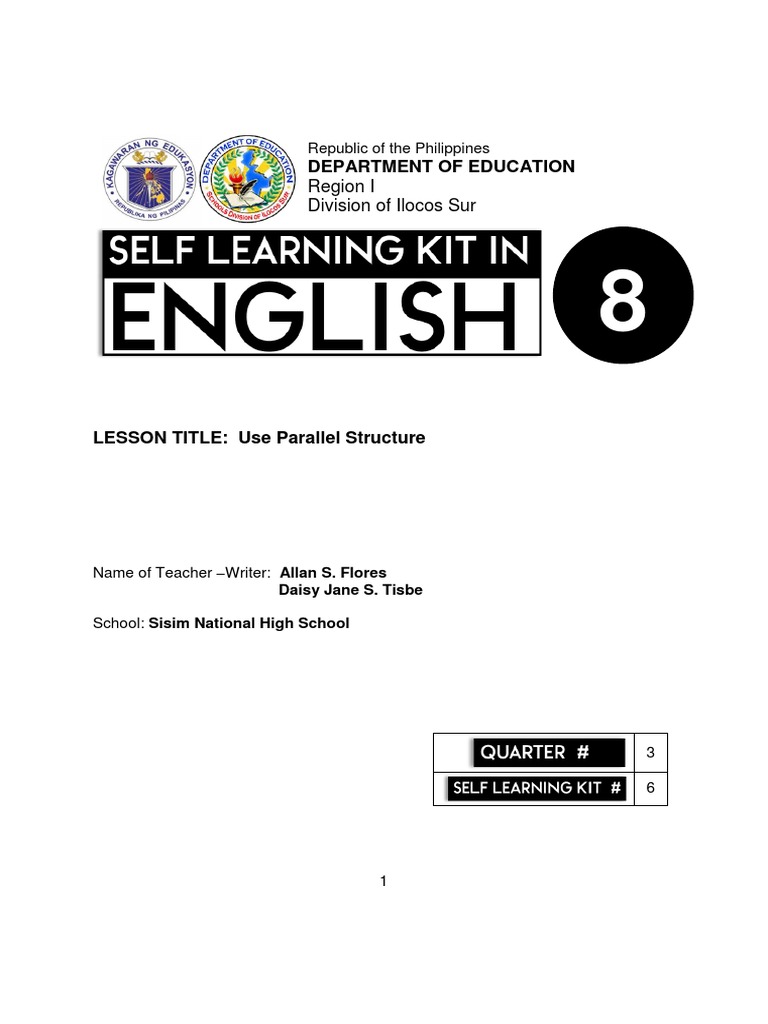 English 8 Q3 Module 6 | PDF | Adjective | Adverb