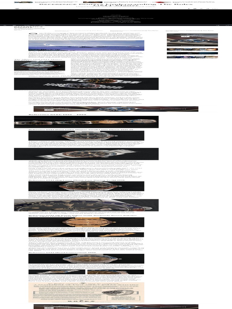 Reference Points Understanding The Rolex GMT-Master - HODINKEE | PDF | Watch | Portable Tools
