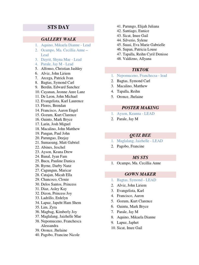 STS Day 41 Gallery and Activities | PDF