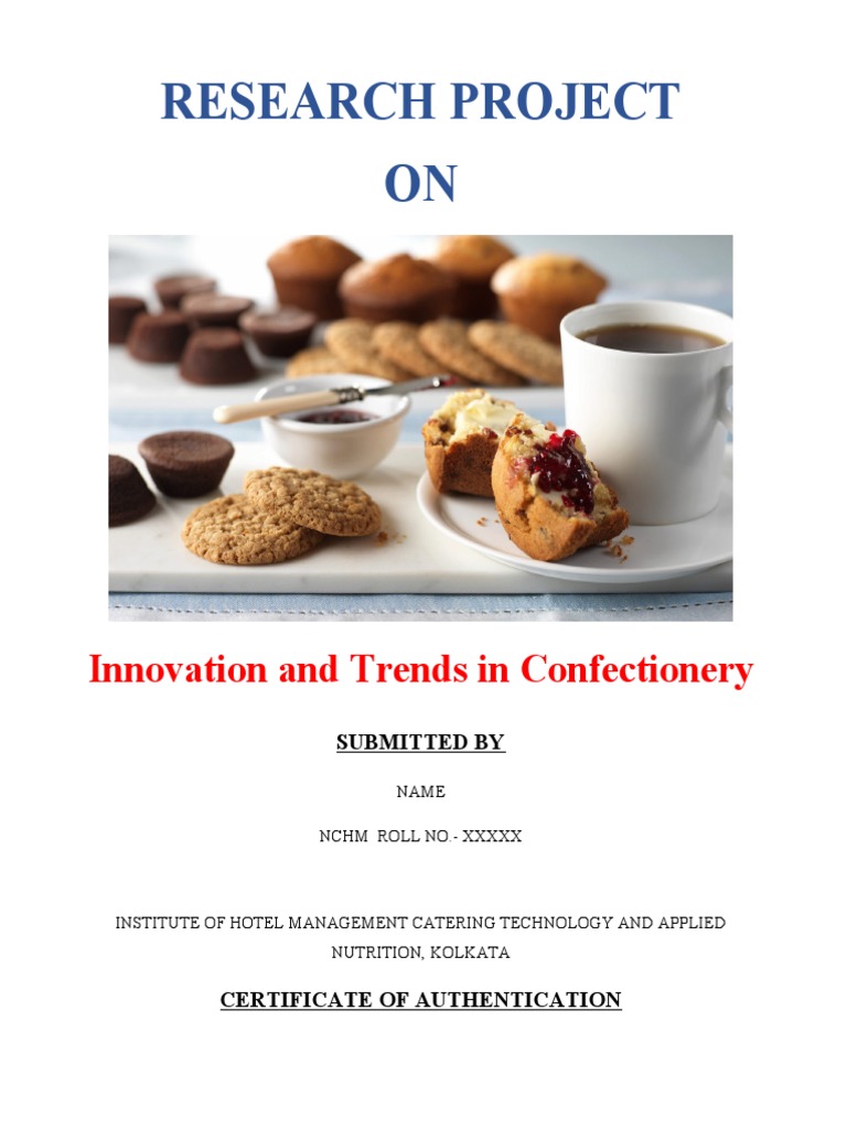 Innovation and Trends in Confectionery | PDF | Confectionery | Methodology