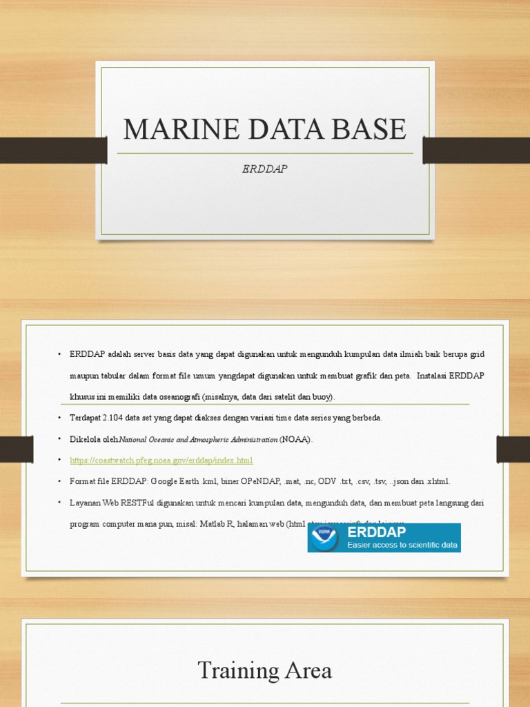 Marine Data Base | PDF