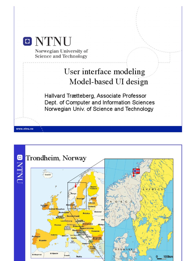 User Interface Modeling Model-Based UI Design | PDF