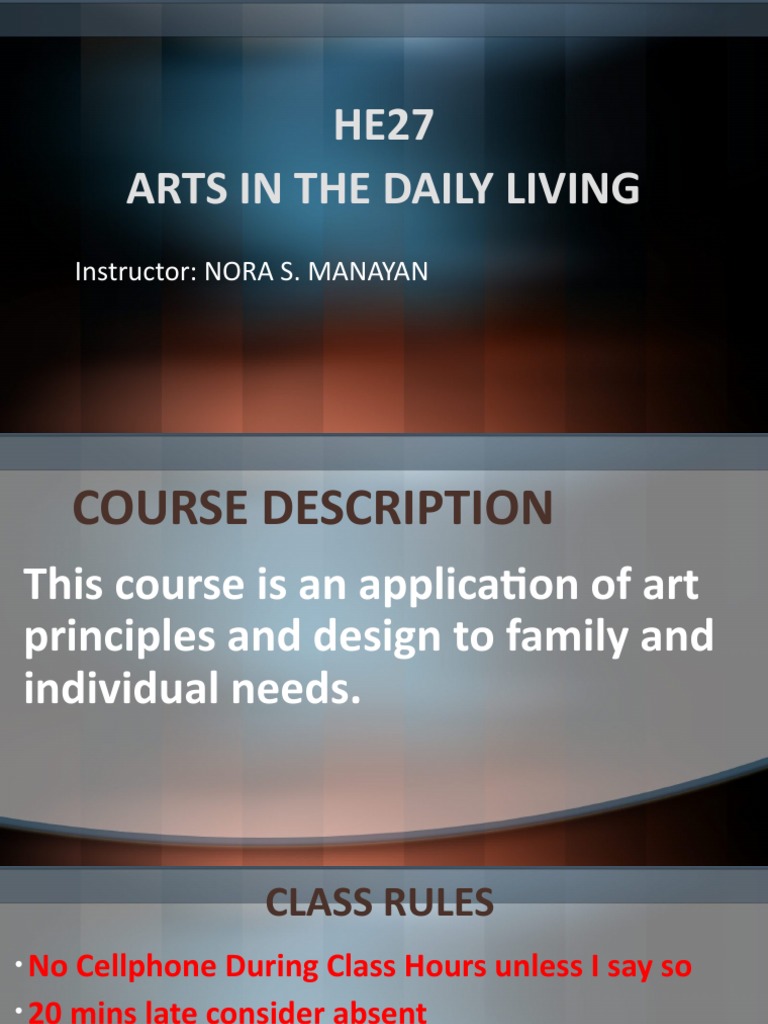 Art in Daily Life Collage Project | PDF | Psychology | Learning