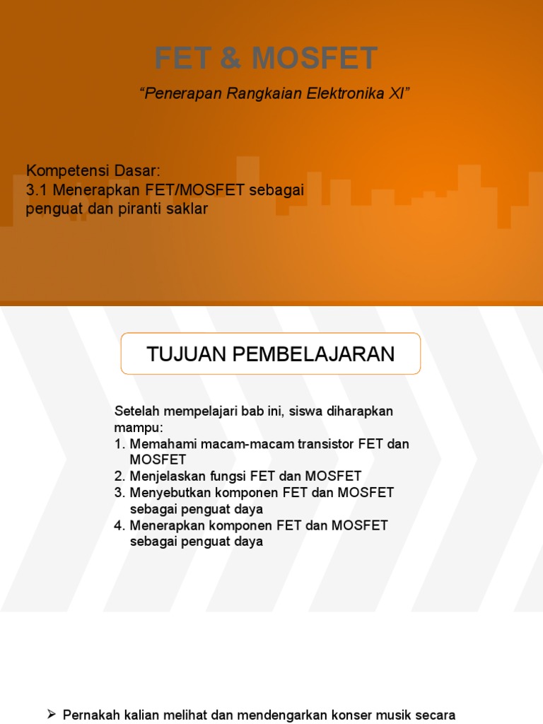 PPT FET dan MOSFET | PDF