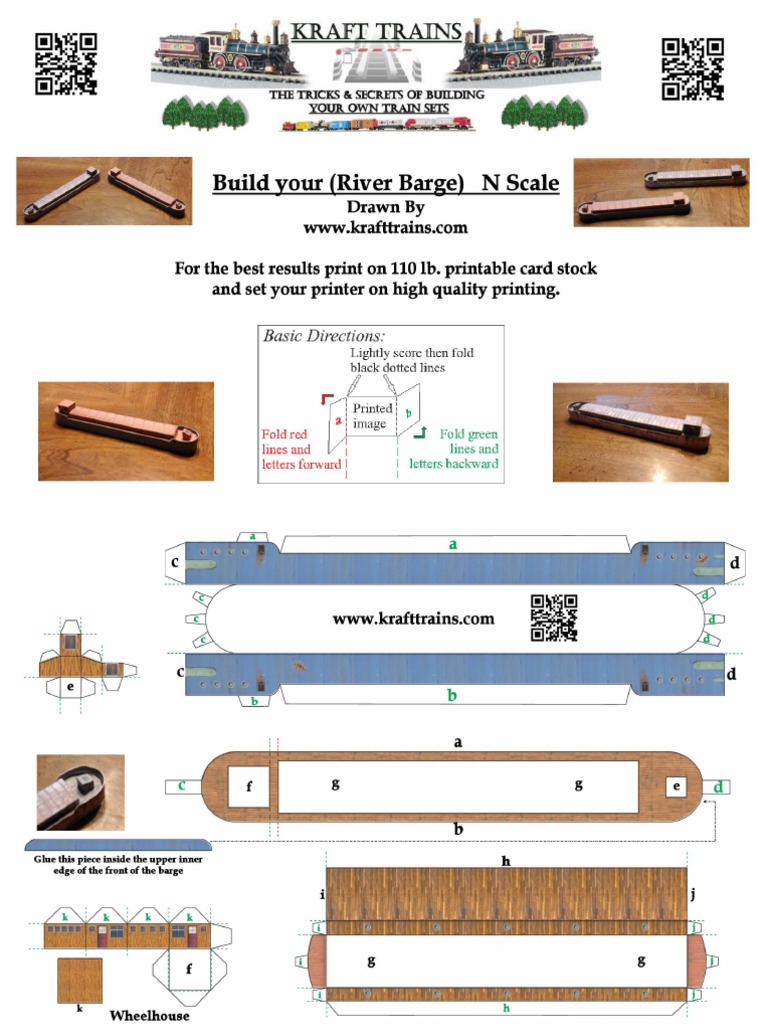 River Barge - (N Scale) | PDF