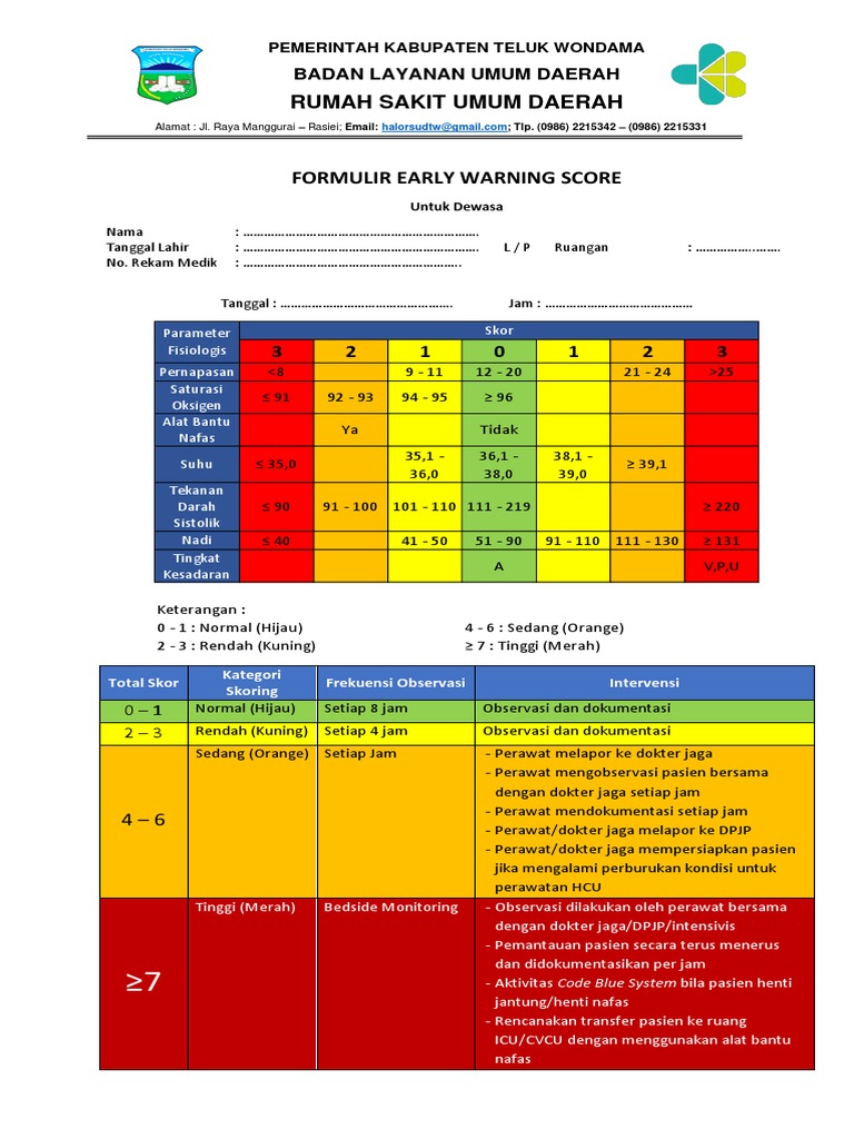 Formulir Ews DWS | PDF