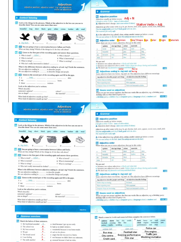 PET Grammar 1 2 13.8 | PDF