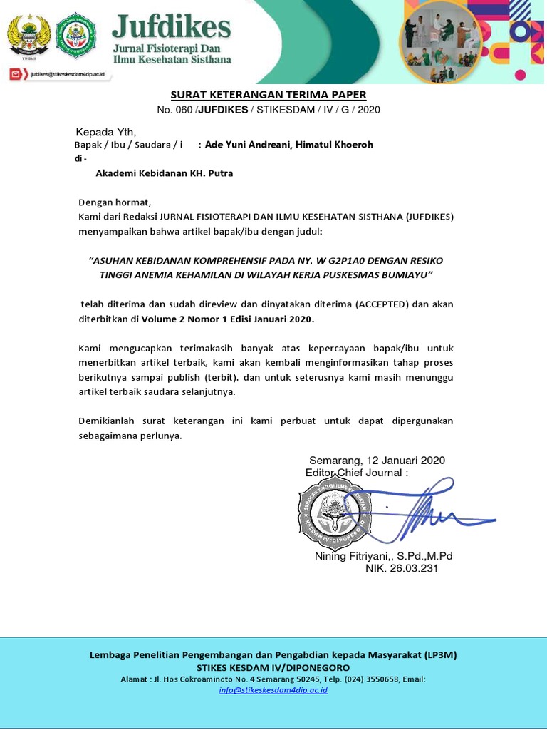 LOA JUFDIKES Ade Yuni Andreani Et All | PDF