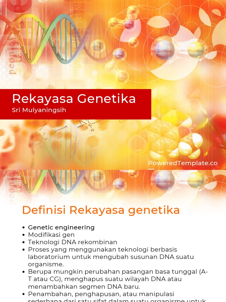 Rekayasa Genetika S1 | PDF