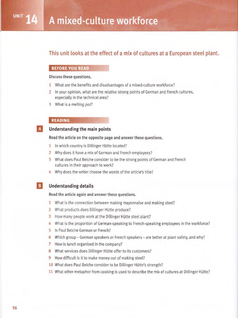 4-Mixed-Culture Workforce | PDF | Linguistics | Vocabulary