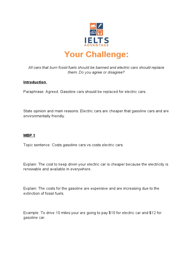 Lesson One 5 Day Challenge 1 | PDF