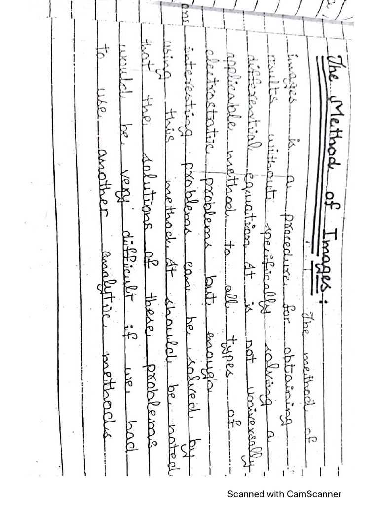 Method of Images Lecture 14 | PDF