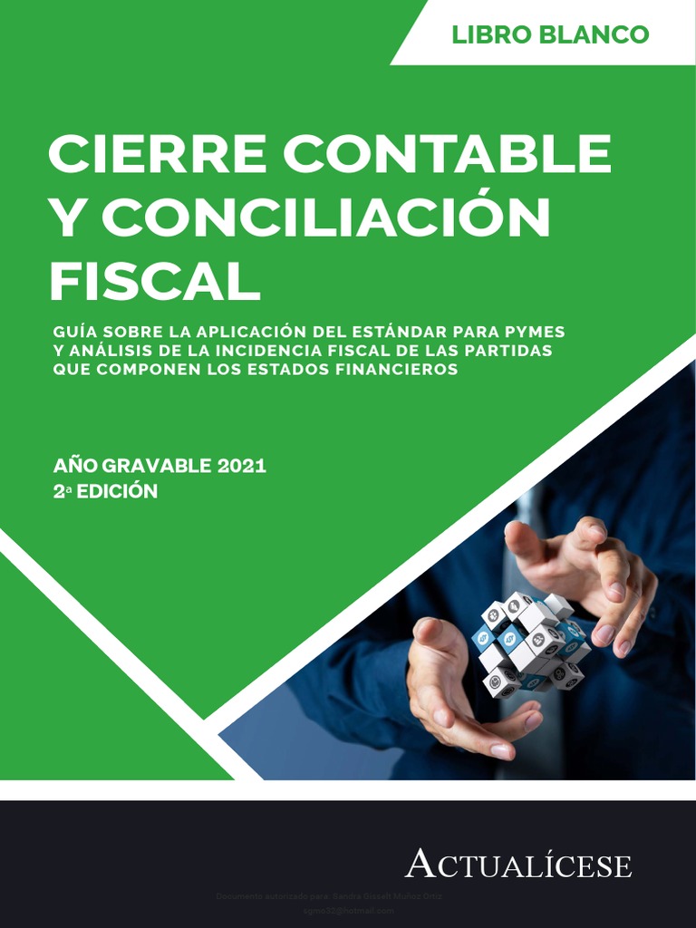 LB Libro Blanco Cierre Contable y Conciliacion Fiscal Ano Gravable 2021 ...
