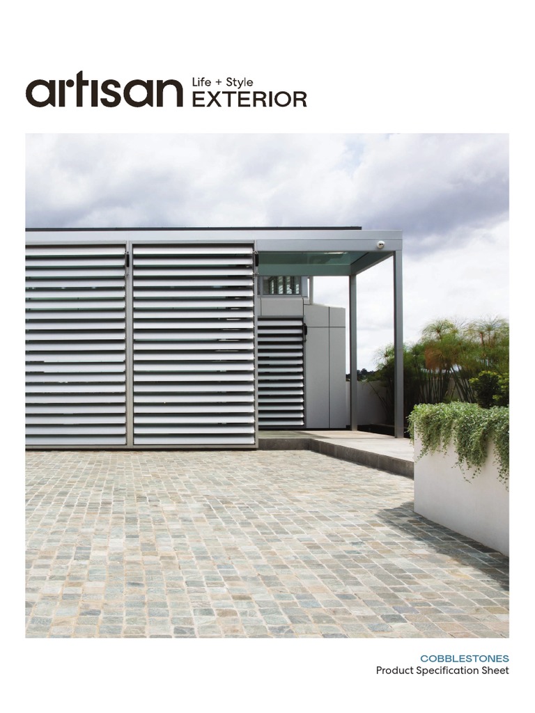 Cobblestone Specifications and Sizes | PDF | Building Materials