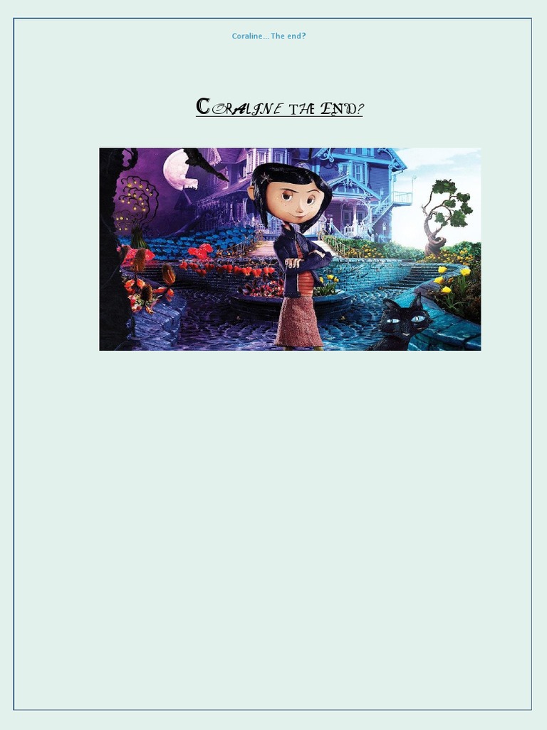 Coraline Script | PDF