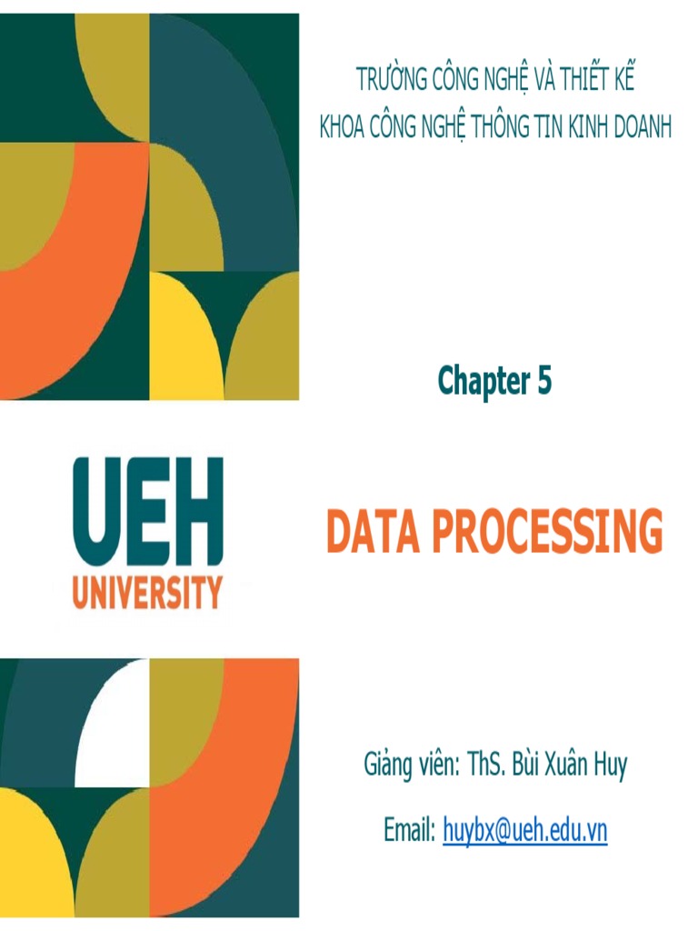 Chapter 5 - Data Processing | PDF