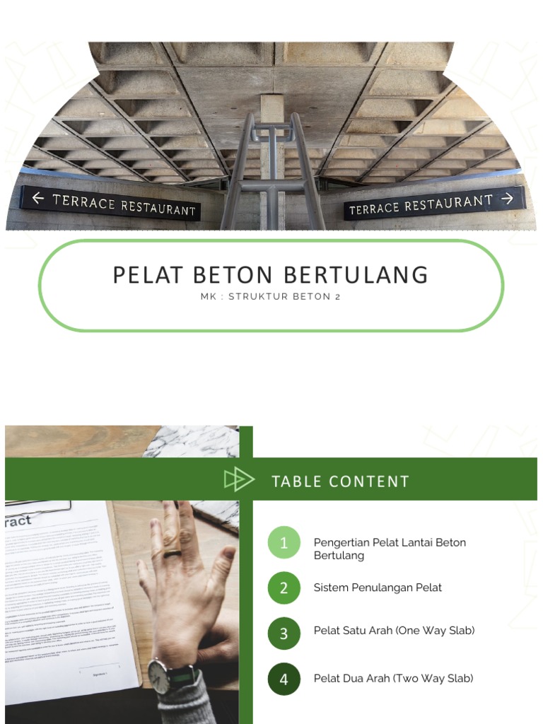 Pelat Beton Bertulang: Jenis dan Sistem | PDF