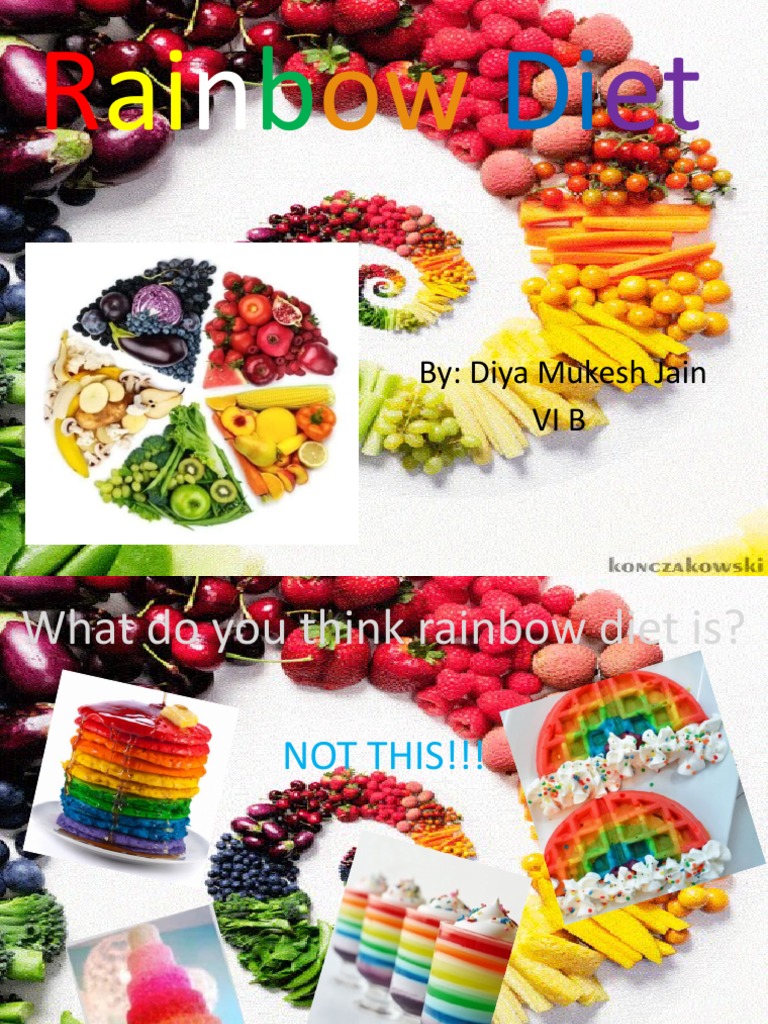 Rainbow Diet | PDF | Vegetables | Diet (Nutrition)