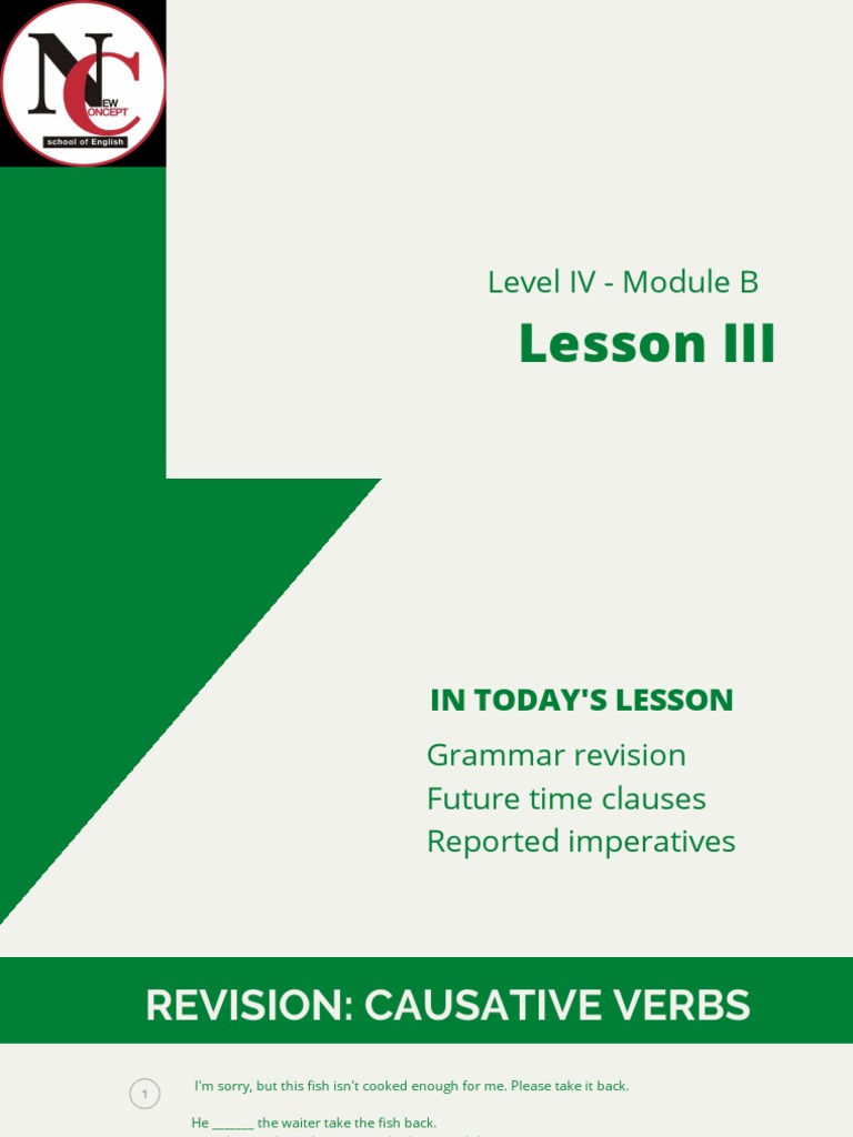 B2 Module B.1 Lesson III | PDF | Language Mechanics | Linguistic Typology